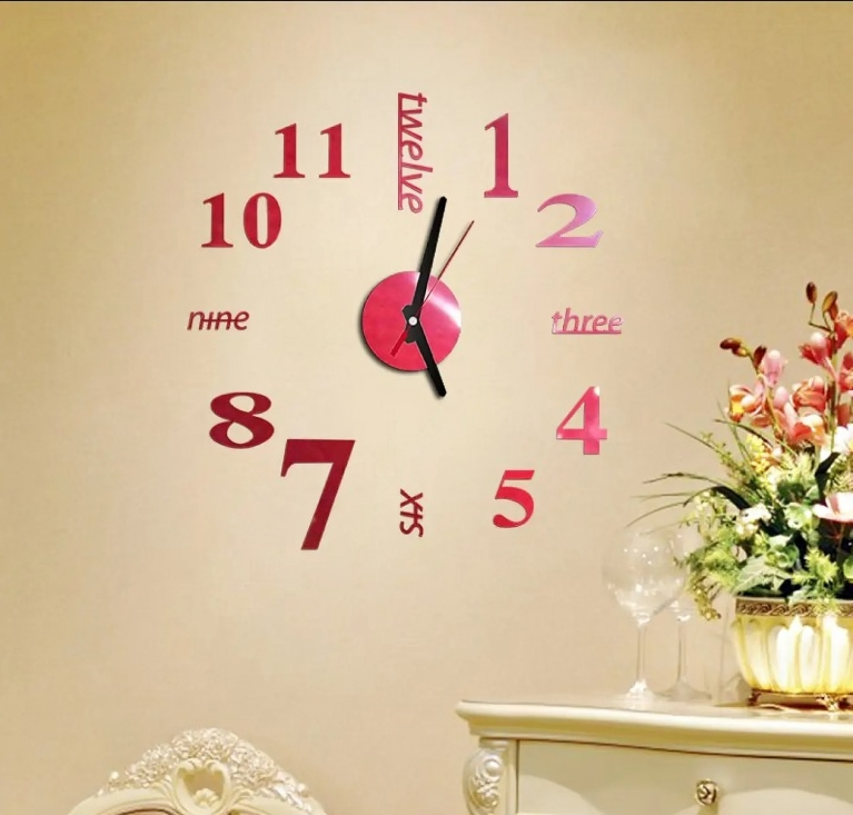 3d diy wall clock - orenzina.com 3d diy wall clock